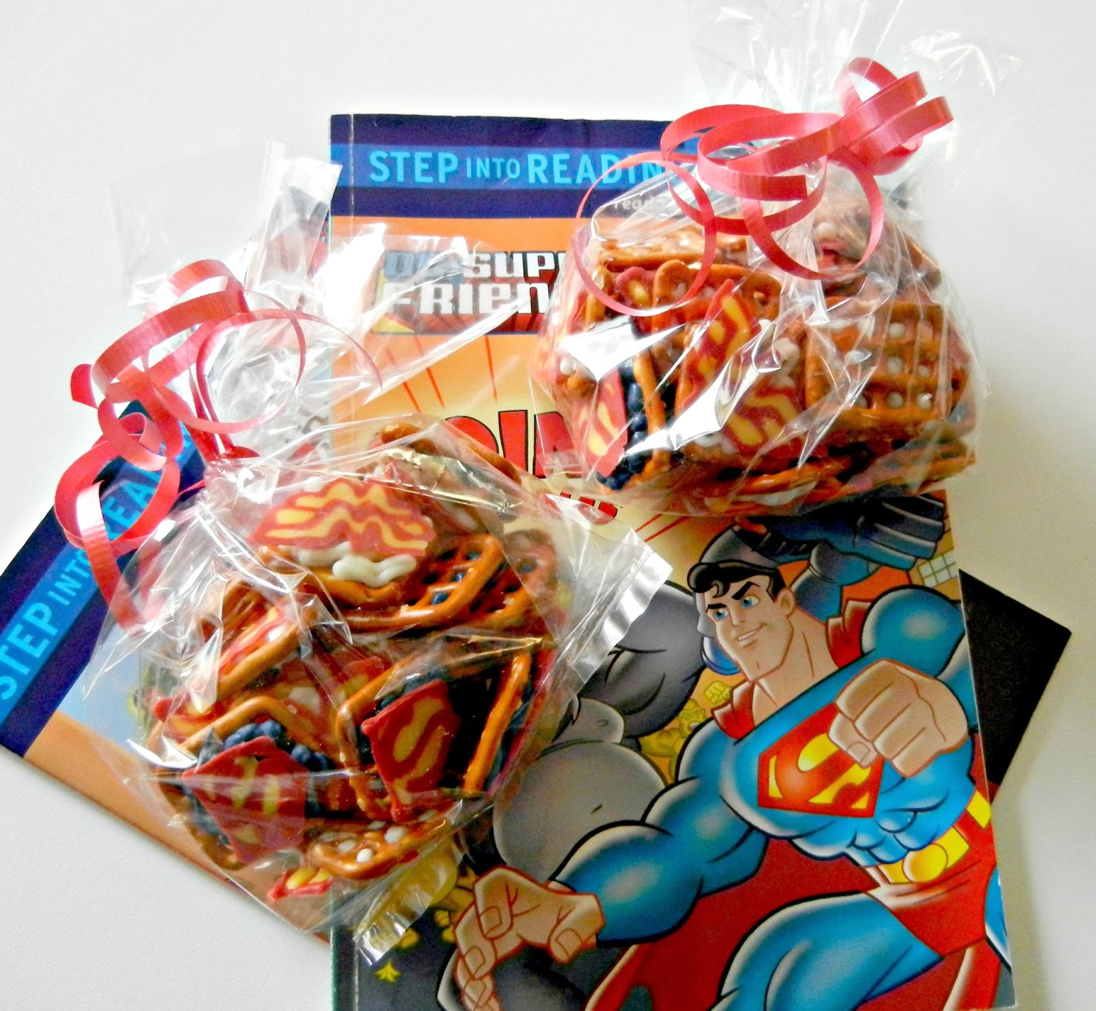 Sugar Swings! Serve Some: Super Hero Pretzel Snacks