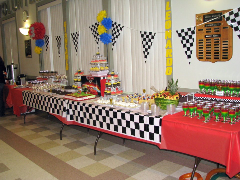 The Shower Planner: A "Cars"-themed birthday party