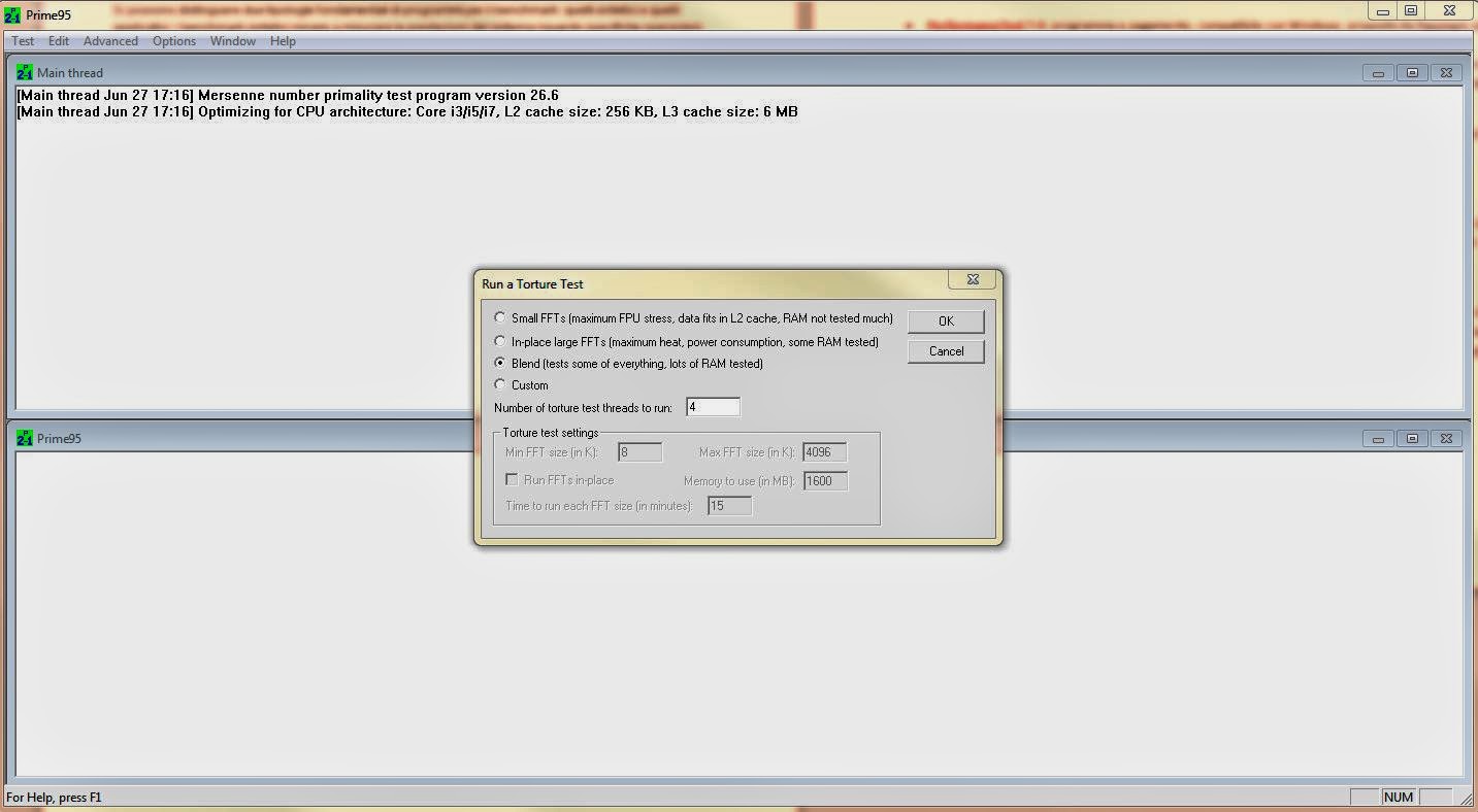 Tecnologiasumisura: Prime95 – Un’utility per overclock