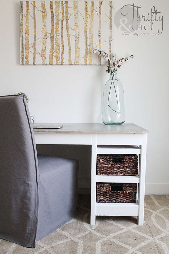 DIY Desk With Storage Tutorial
