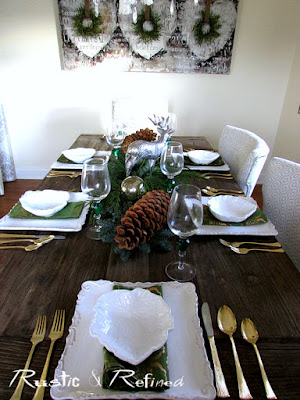 Holiday Table for Entertaining | Rustic & Refined