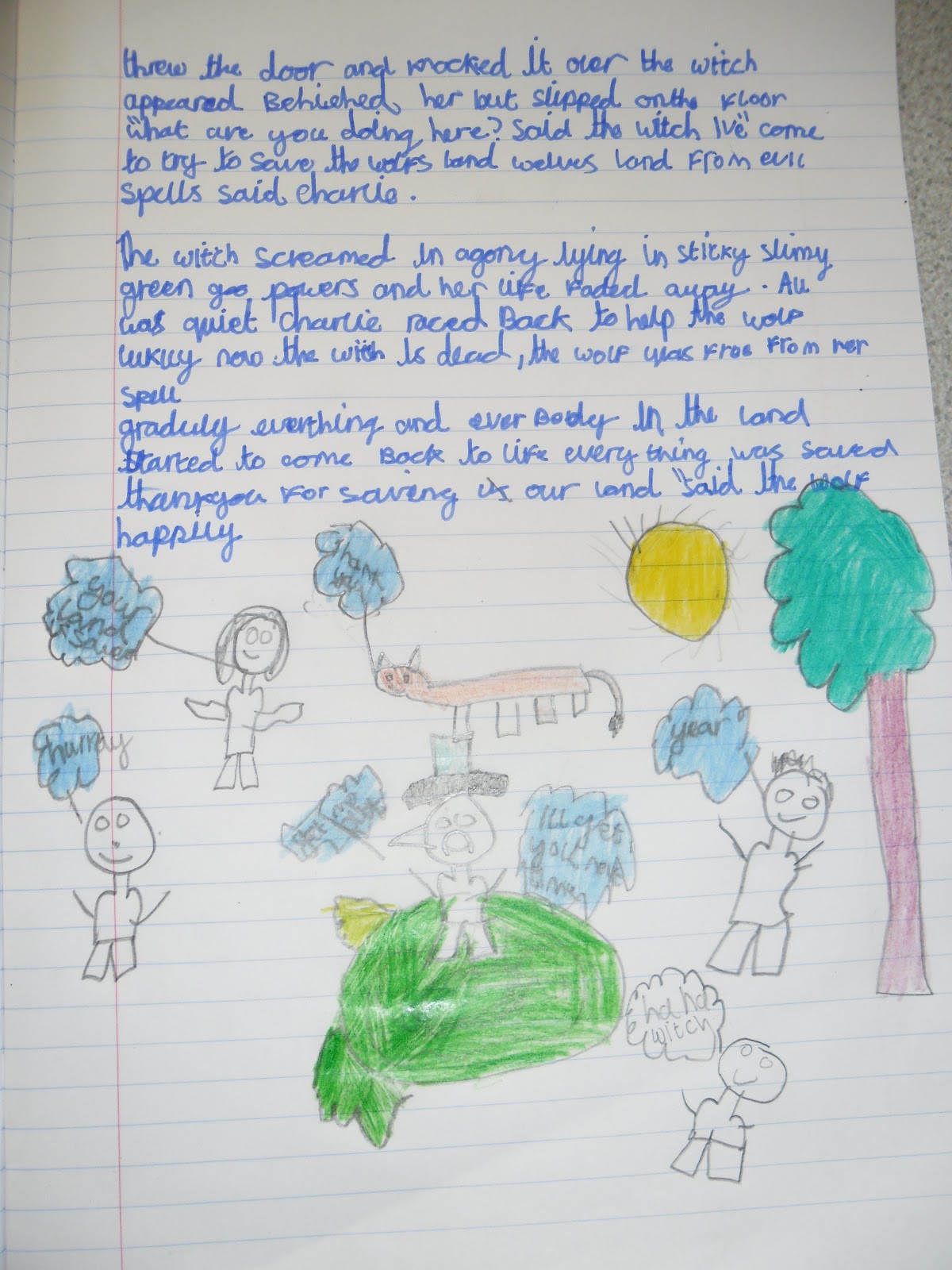 Welcome to the Poplar Class blog!: Ben's Imaginary World Story