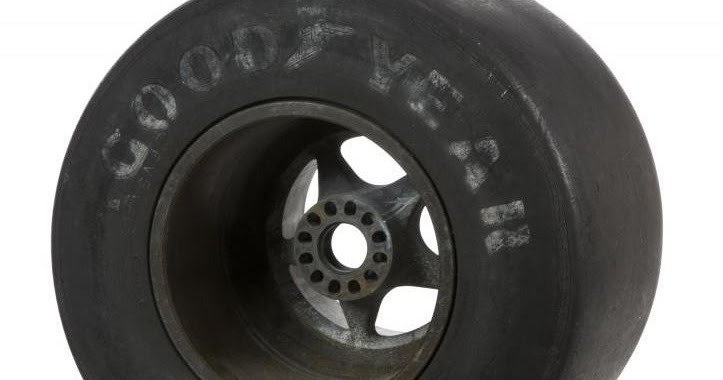 Just A Car Guy: A 1986 Goodyear Eagle Formula One rear tyre with ...