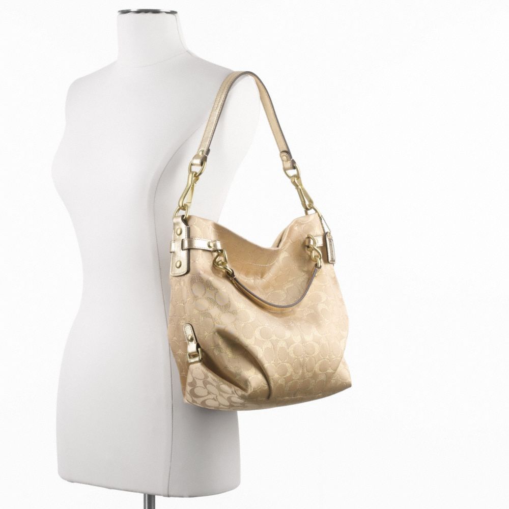 LiTTLE-KiOSK: Coach Metallic Signature Brooke #F21721