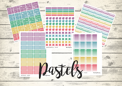 Multi Colour Collection!!!! #FreePrintableStickers - Miss Kellz Planning