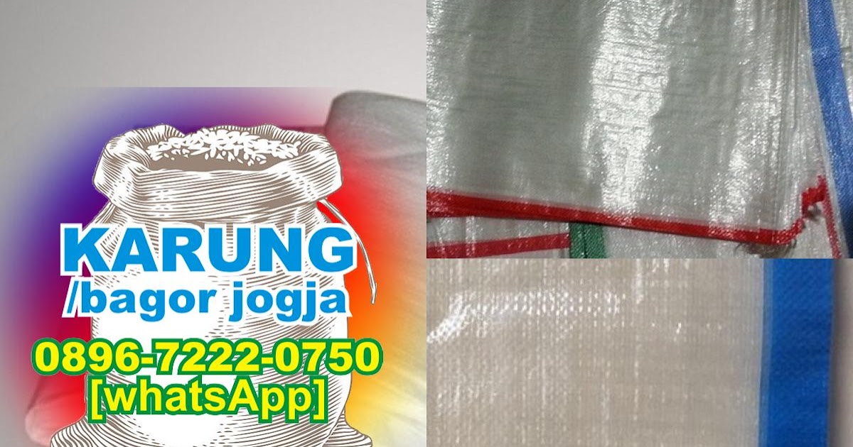 Logo Karung Beras - O896-7222-O75O [wa] Karung Plastik Jual Murah