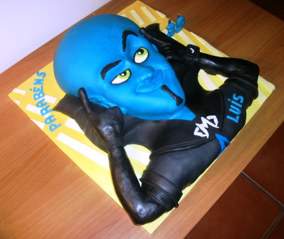Os Bolos da Terê - Cake Design: Megamind