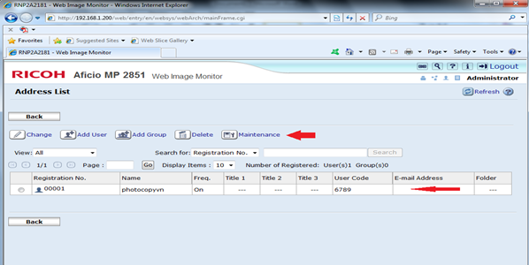 HƯỚNG DẪN BACKUP USER TRÊN MÁY PHOTOCOPY RICOH