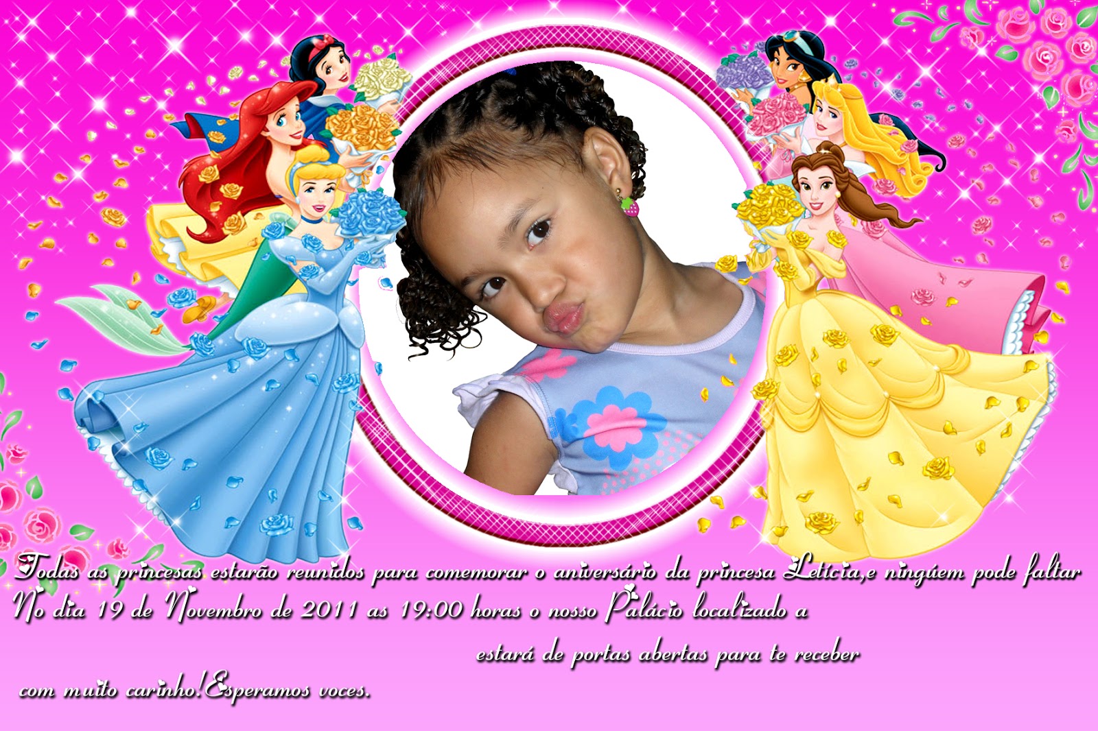 Rosy Ramos Universo da arte: convite infantil