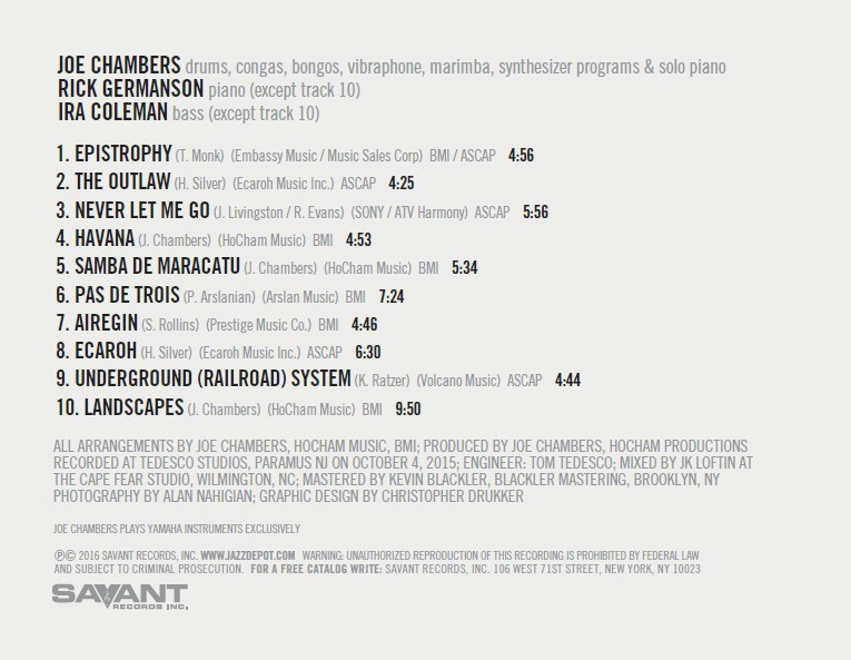 Republic of Jazz: Joe Chambers - Landscapes (2016)