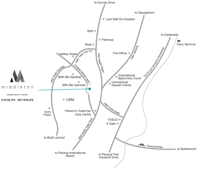 Middleton Condominium Penang Property | Penang.MalaysiaCondo.com
