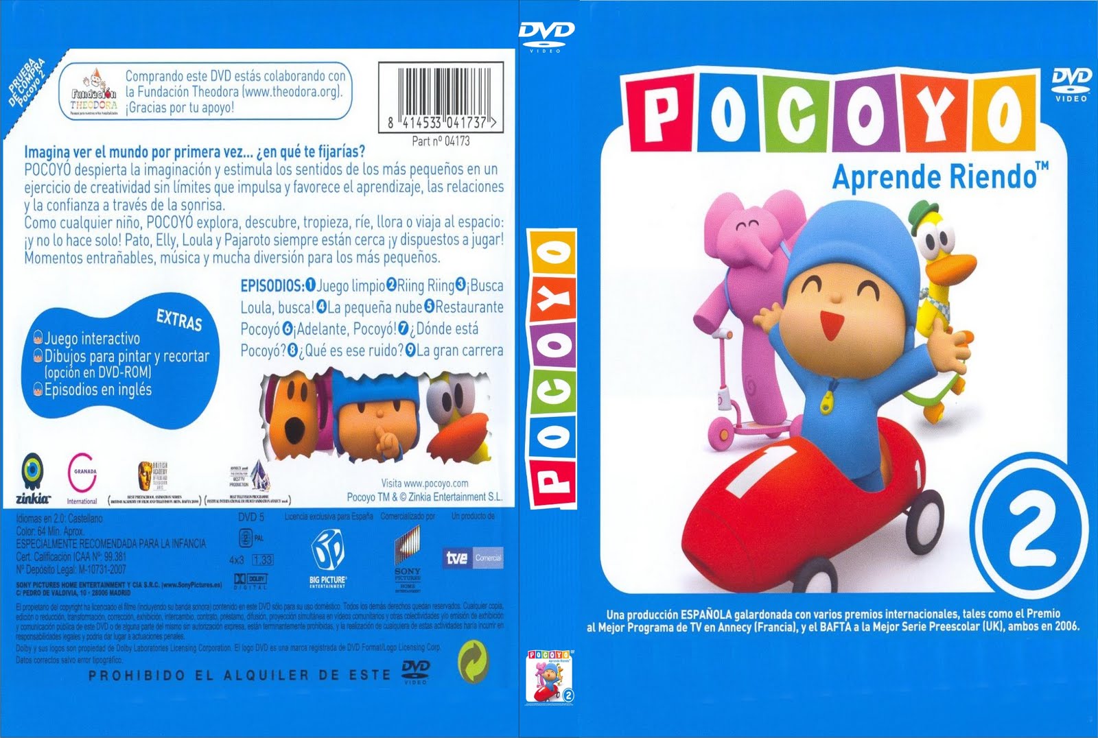 Pocoyo - Vol.01 ao Vol.06 | Covers Filmes Capas de Filmes