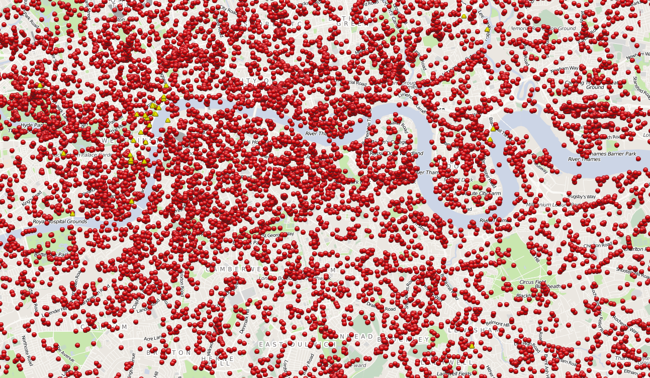 Cartonerd: Bomb Sight Map of the Blitz