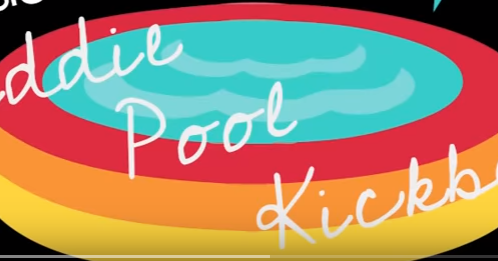 Kids Summer Bucket List : How to play and make kiddie pool kickball