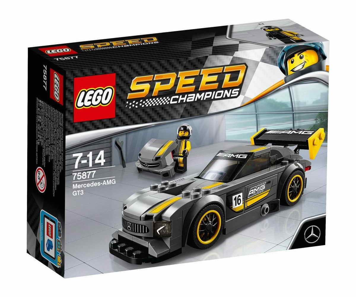 LEGO gosSIP: 090117 LEGO 75877 Mercedes AMG GT3 box art and picture