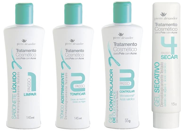 Variedades: Linha Antiacne Pierre Alexander
