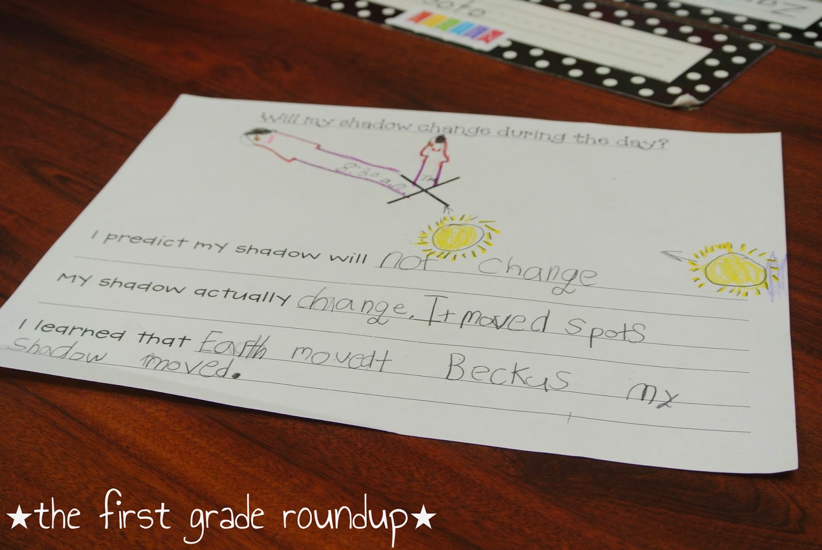 Sun and Shadow Science Experiment for 1st Grade WEather Lesson Plans ...