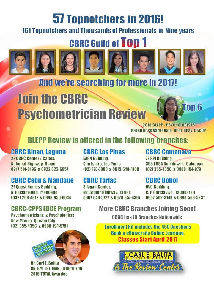 Philippine Psychometricians Licensure Exam Reviewer : Psychometrician ...