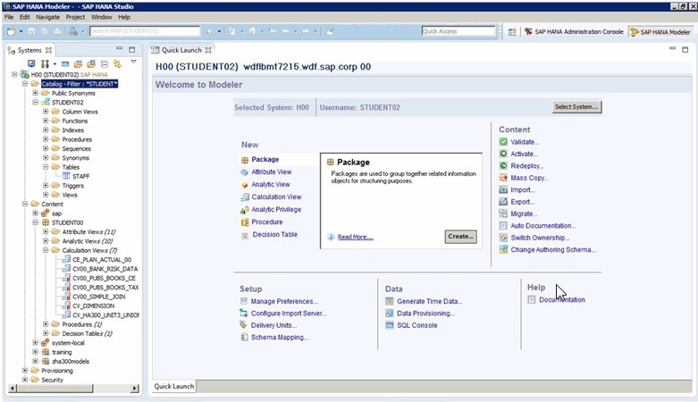 Informazioni utili e pratiche su SAP: SAP HANA: SAP HANA Studio ...