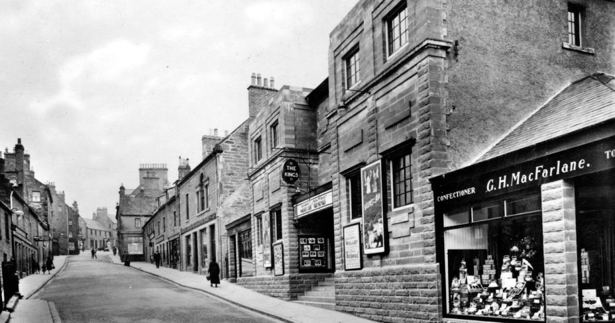 Tour Scotland: Old Photograph MacFarlane Confectioner Shop Brechin Scotland