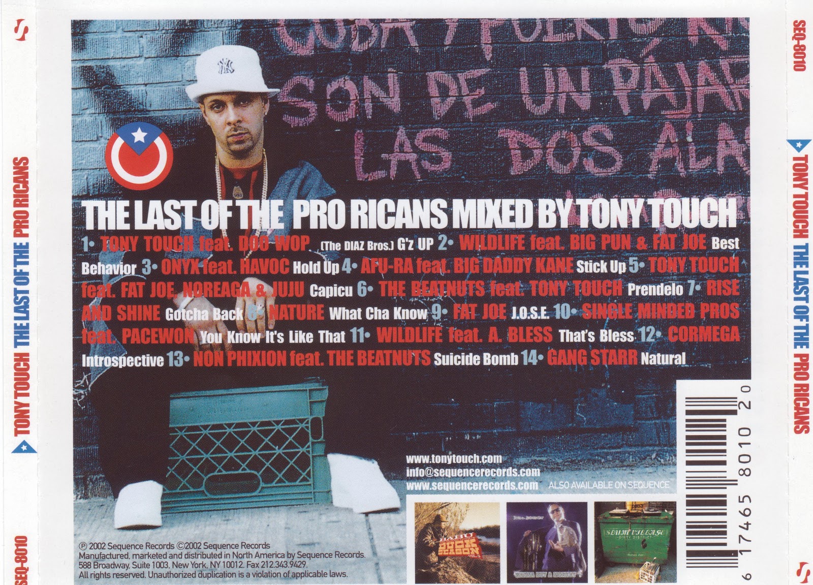Tony Touch - The Last Of The Pro Ricans (2002) Flac + 320kbps * RlsMaradona