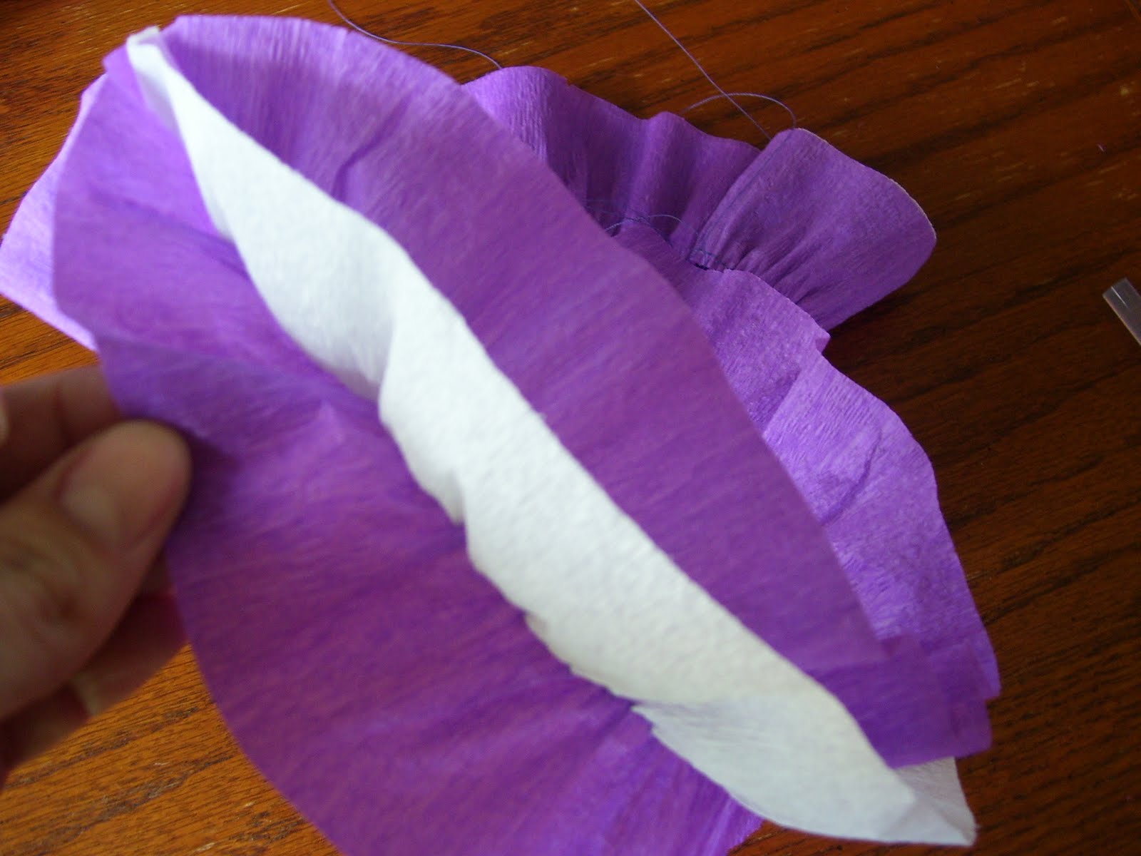 My Life on Cedar Street: crepe paper flowers~