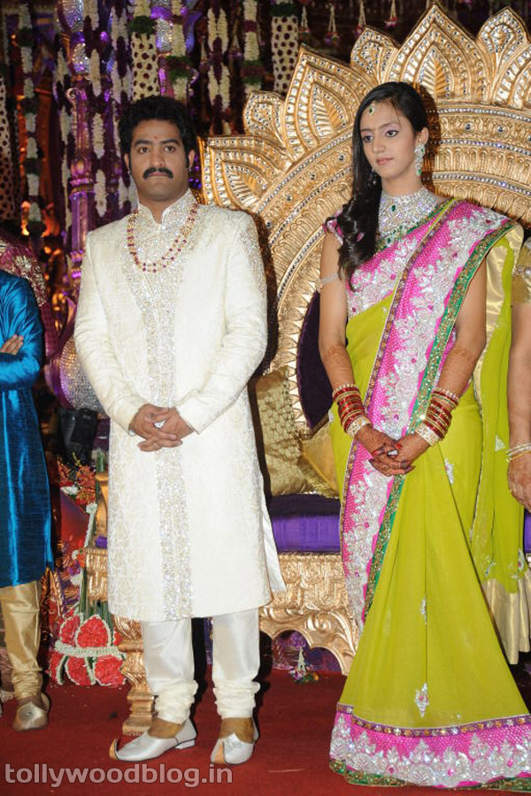 Jr NTR with his WIfe Lakshmi Pranathi