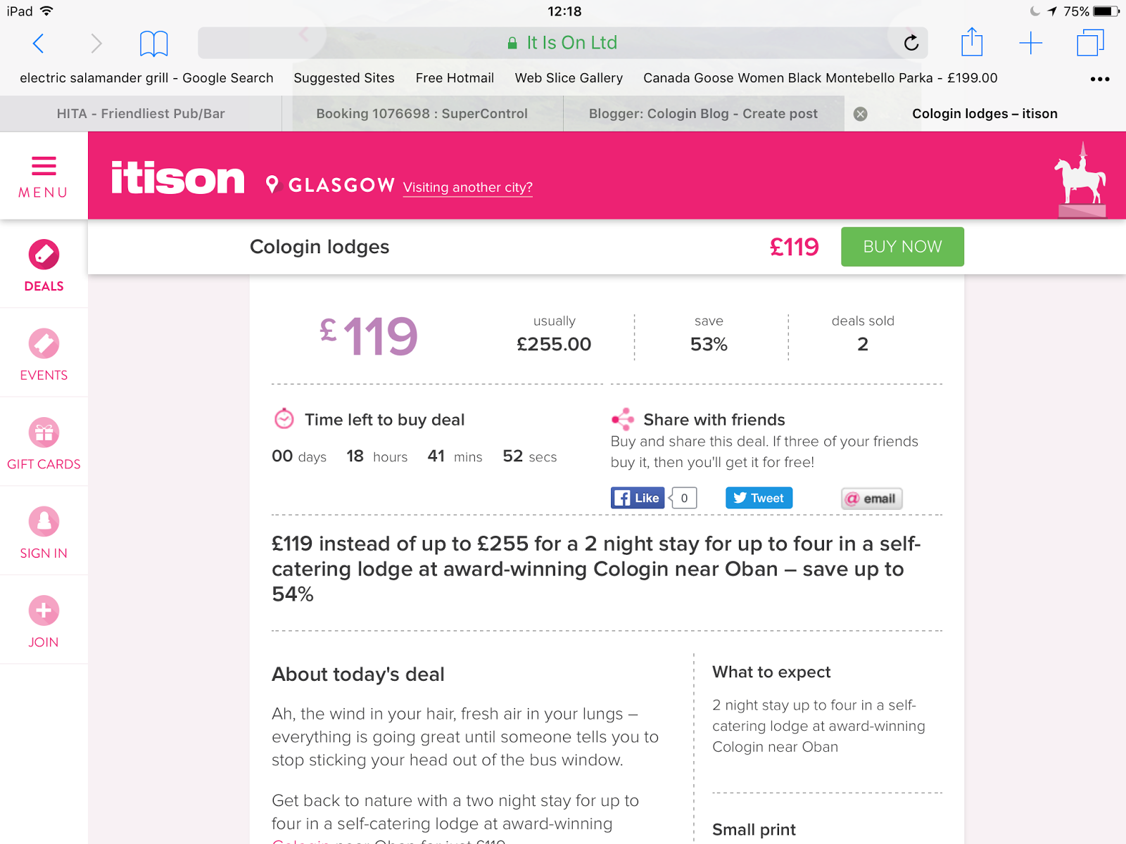 Cologin Blog: Itison Member Deal