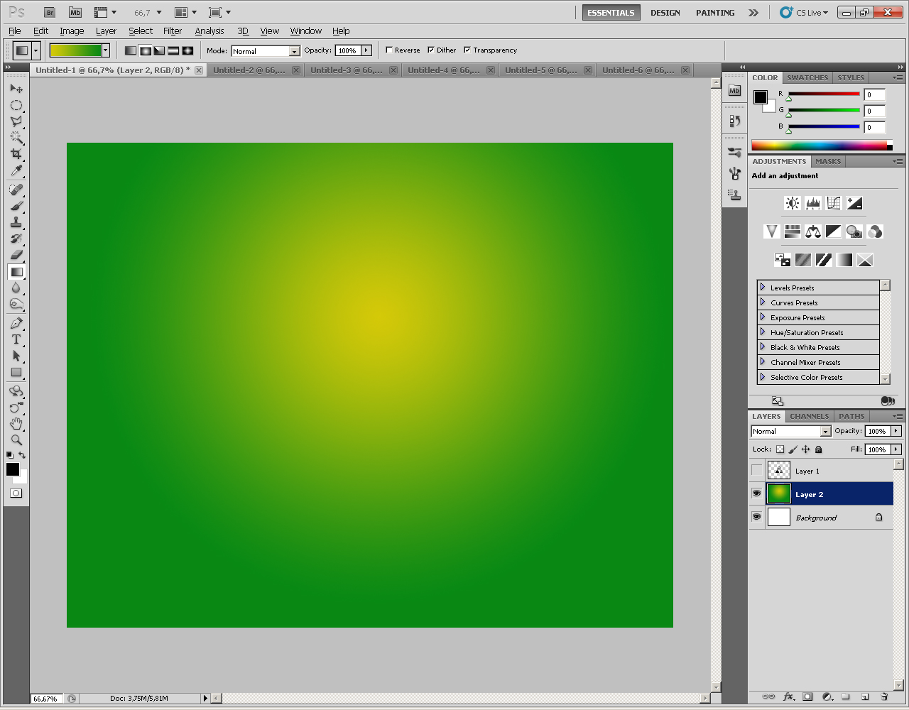 Photoshock: Tutorial: Simple Background