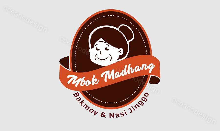 desain logo kuliner mbok madhang - Jasa Desain Grafis Jogja