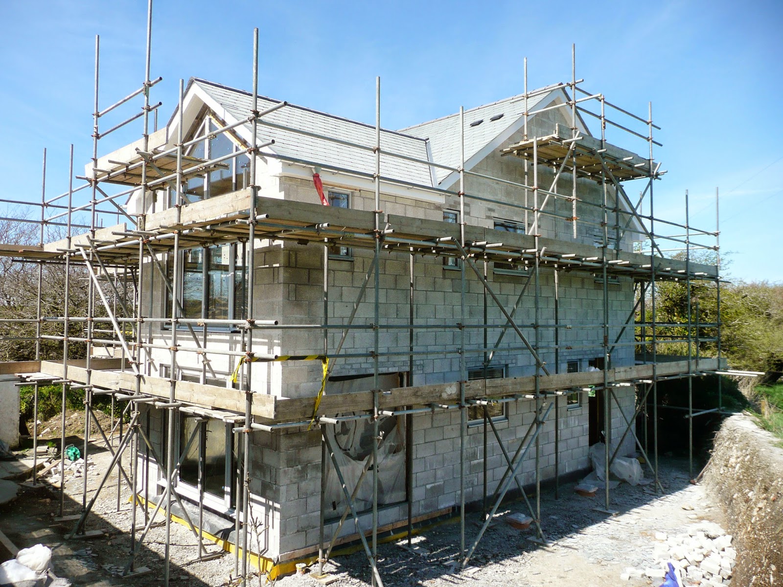 V&A's Home Build: External walls 3: Finishing touches