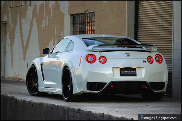 Nissan, gtr, white, car