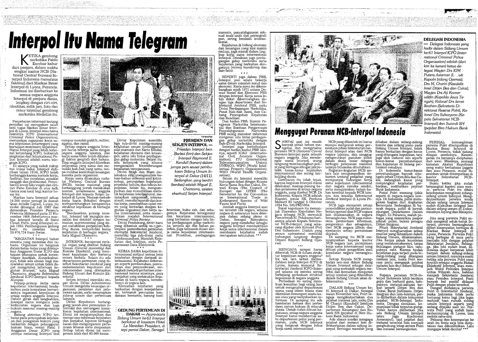 Berkunjung ke Markas Besar Interpol di Lyon