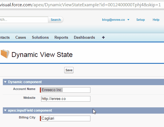 Nerd @ Work: [Salesforce / Visualforce] Handling Viewstate with Dynamic Visualforce components