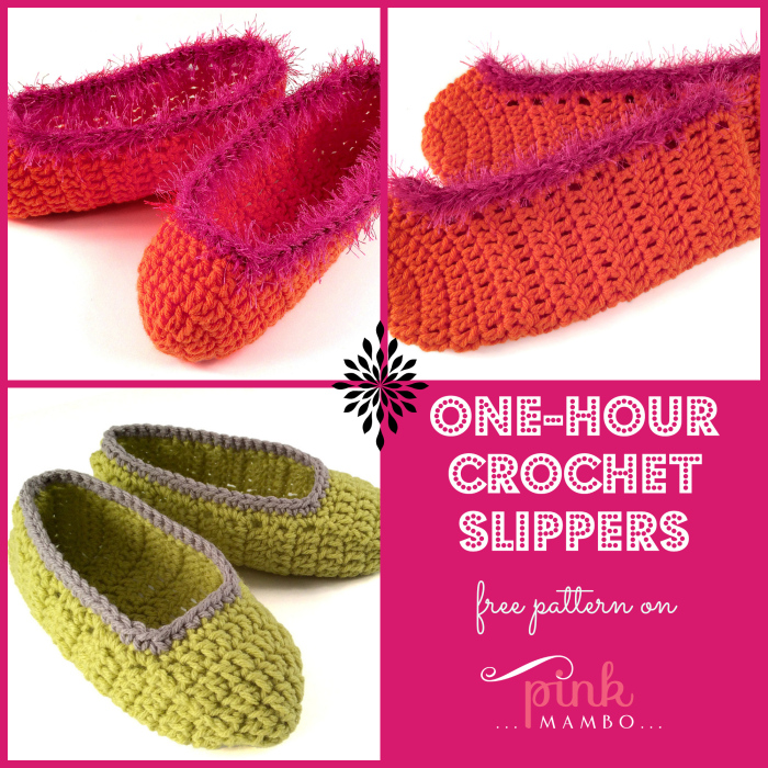Cute Crochet Chat: FPF One-Hour Crochet Slippers