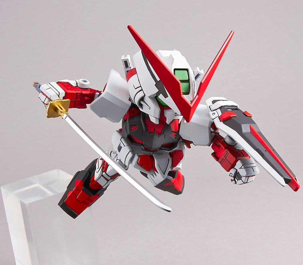 GUNDAM GUY: SD Gundam EX-STANDARD Gundam Astray Red Frame - New Images ...