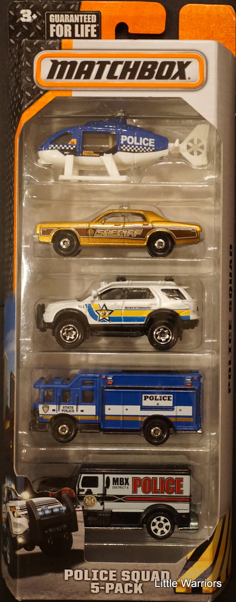 Little Warriors: Matchbox 2015 5-pack Police Squad (CJM03)