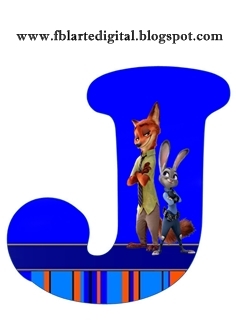 Alfabeto de Zootopia. - Oh my Alfabetos!