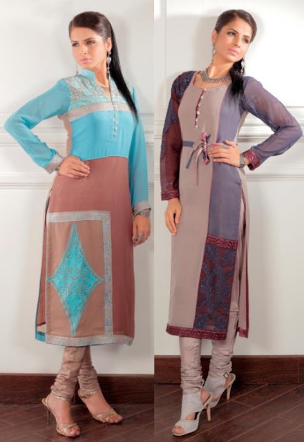 LOTUS Dress Collection: Long shirts with churi pajama and loose ...
