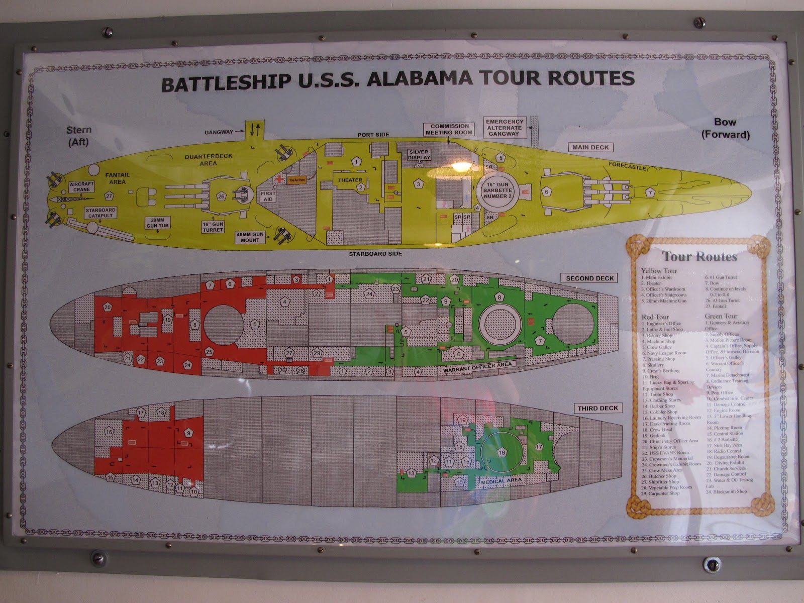 Road trip or die...: Mobile - U.S.S Alabama