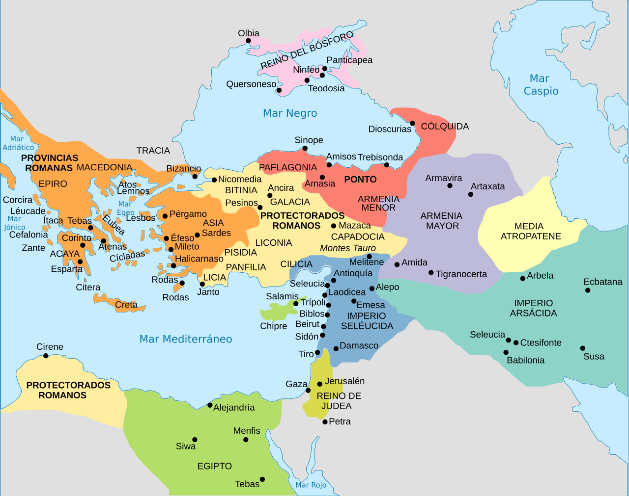 APASIONADOS DEL IMPERIO ROMANO: PROVÍNCIA ROMANA DE ASIA, CODICIA DE ...