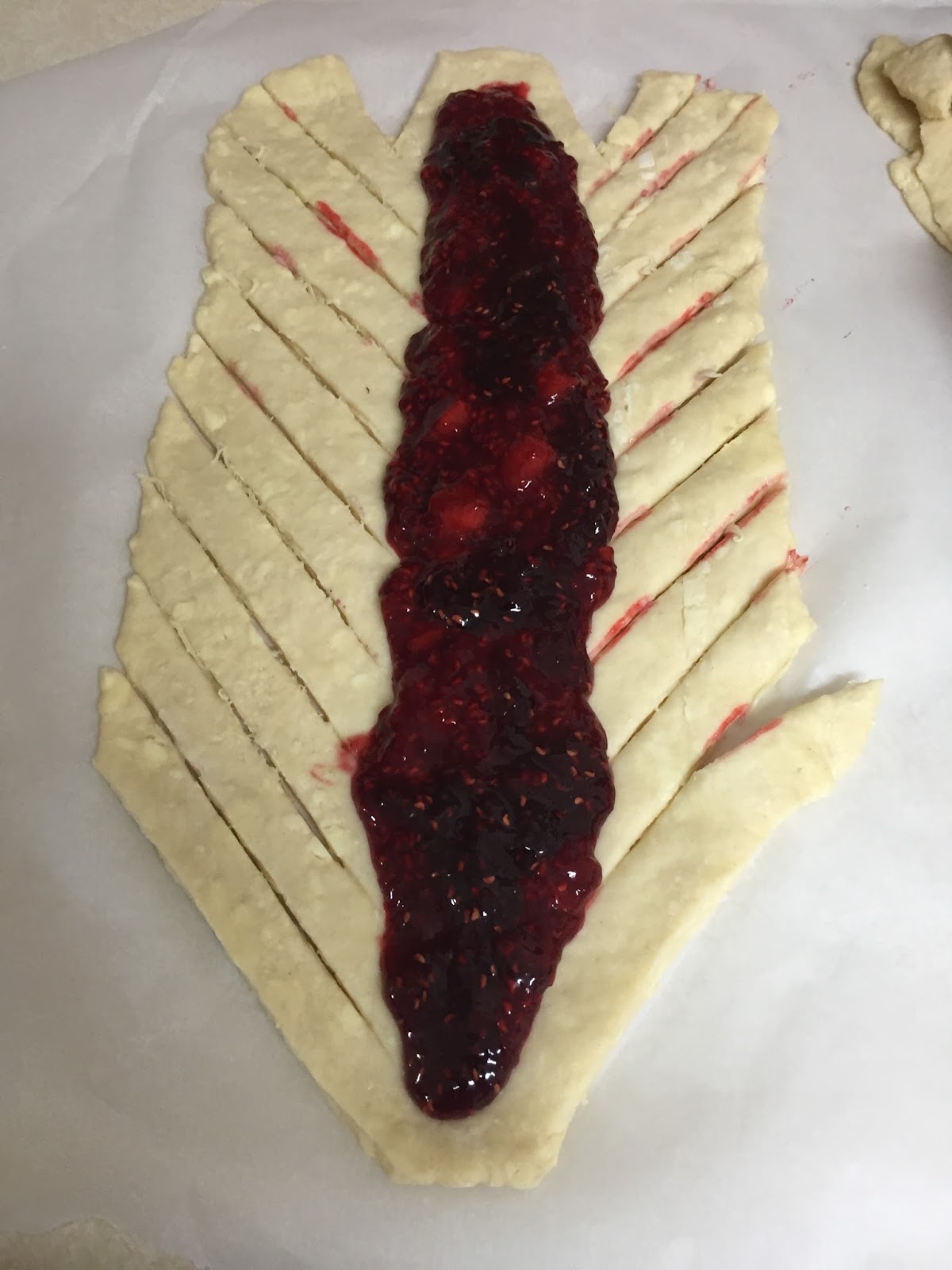 Courtney's Recipes: Iced Raspberry Danish Braids