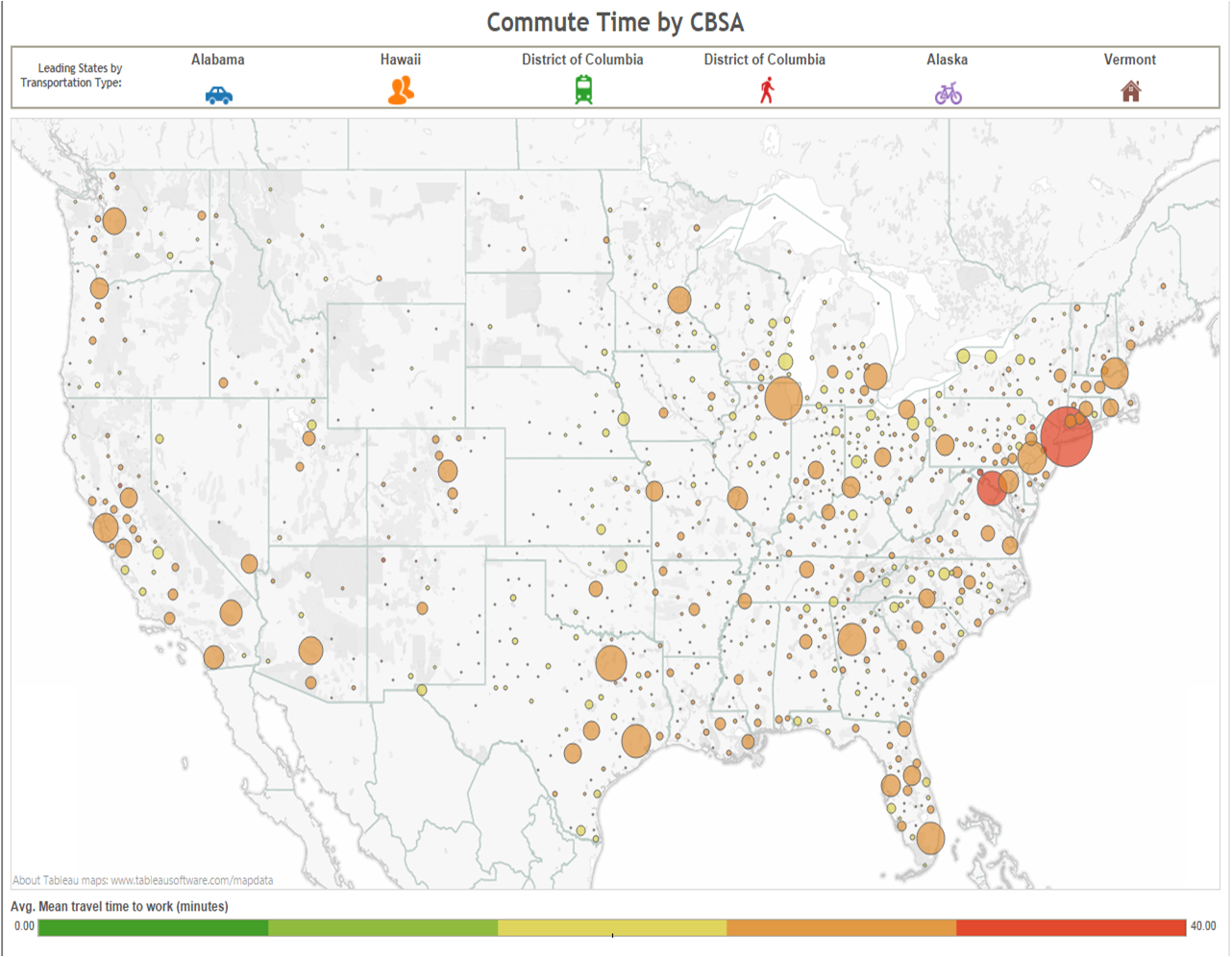 Visualizing Commuting Data - Brandi Beals