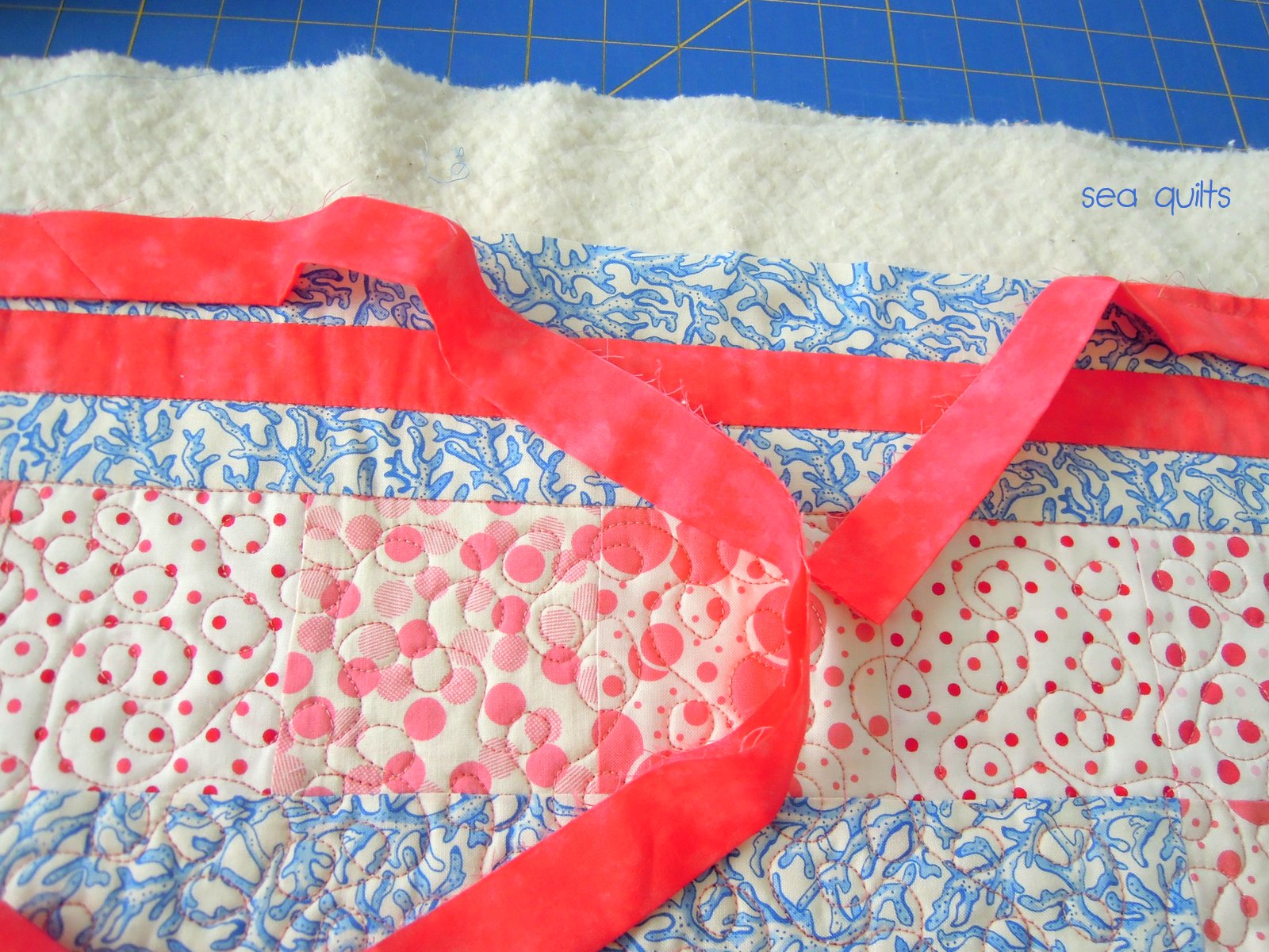 Sea Quilts: ~ Quilt Binding Tutorial: Part One