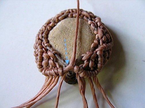 Ecocrafta Macrame : Macrame wrapping: Extended pattern