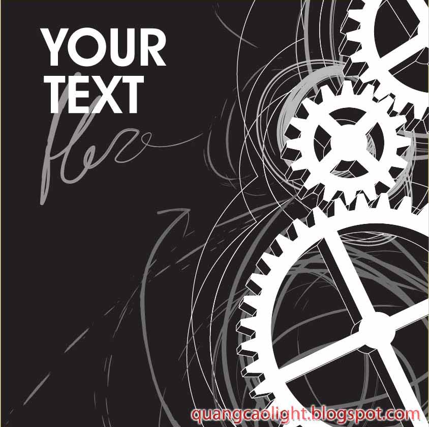 Chủ đề Bánh răng file Vector - công ty in ấn