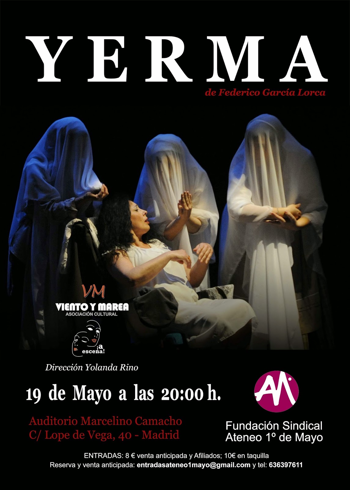 FUNDACIÓN SINDICAL ATENEO 1º DE MAYO: Teatro: Yerma de Federico García ...