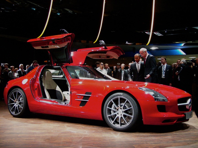 auto cars concept: Mercedes sls amg