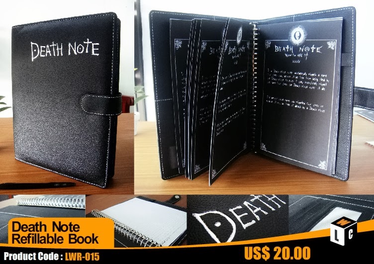 Refillable Death Note Book (File Binder with How to Use inside ...