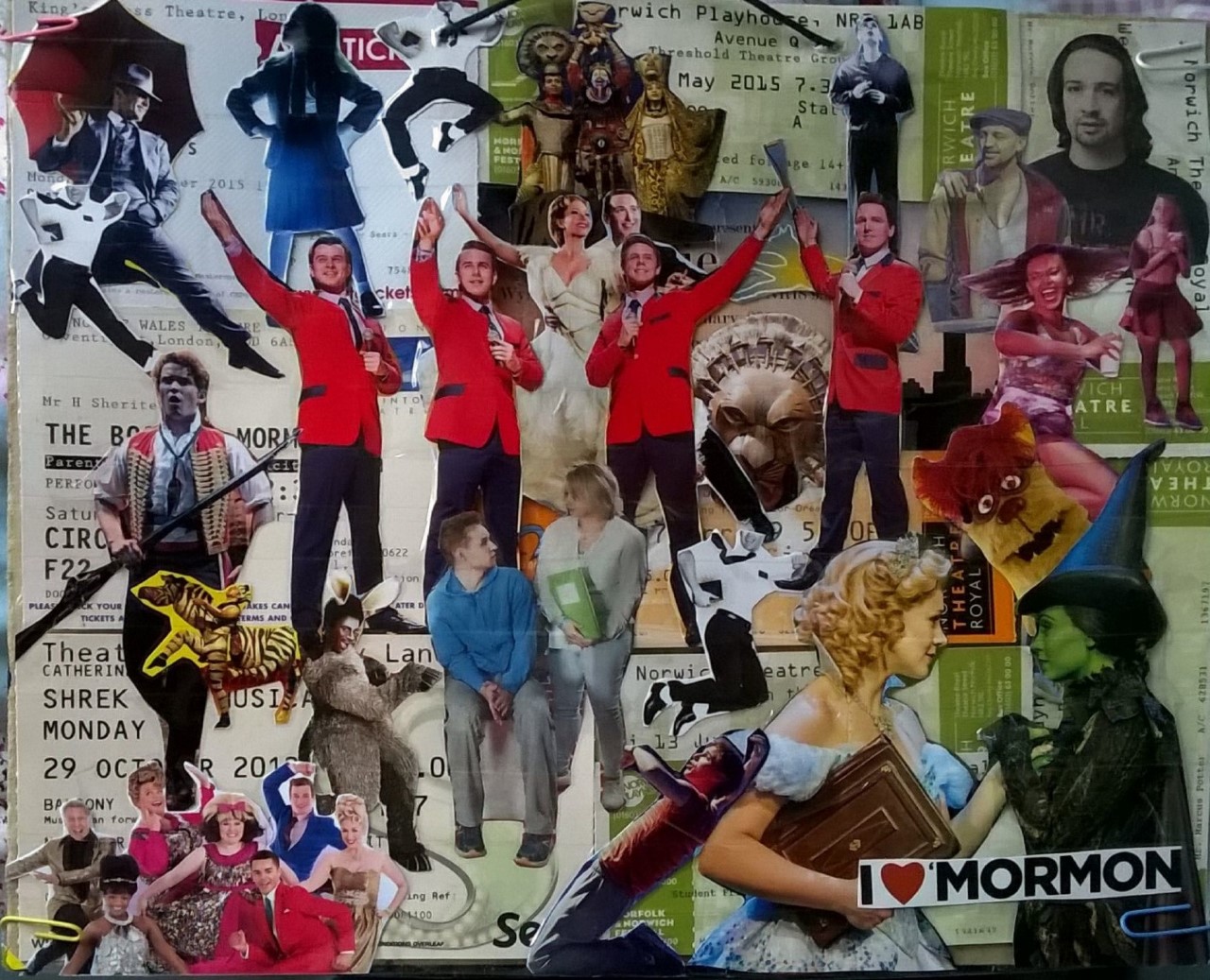 studyeco: DIY: musical theatre collage